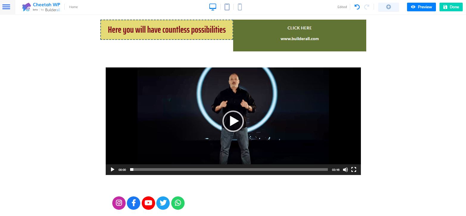 How to view or preview your page on Cheetah WP – Builderall Knowledgebase