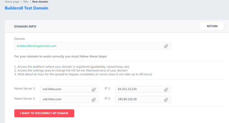 How to connect my domain to my Website – Builderall Knowledgebase